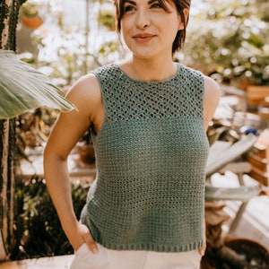 Summer Crochet Top Pattern, Chantilly Crochet Summer Top, Crochet Lace ...
