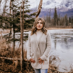 CROCHET CARDIGAN PATTERN | Oversized Cardigan | Fireside Crochet ...