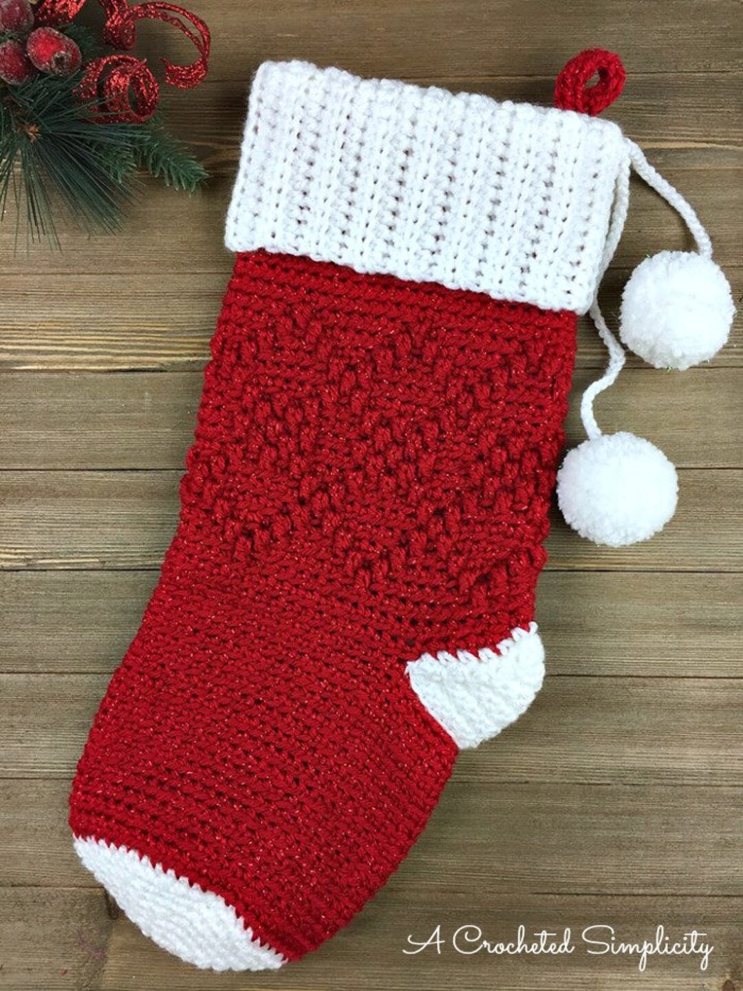 Crochet Pattern: Argyle Christmas Stocking *PDF Instant Download* - Etsy