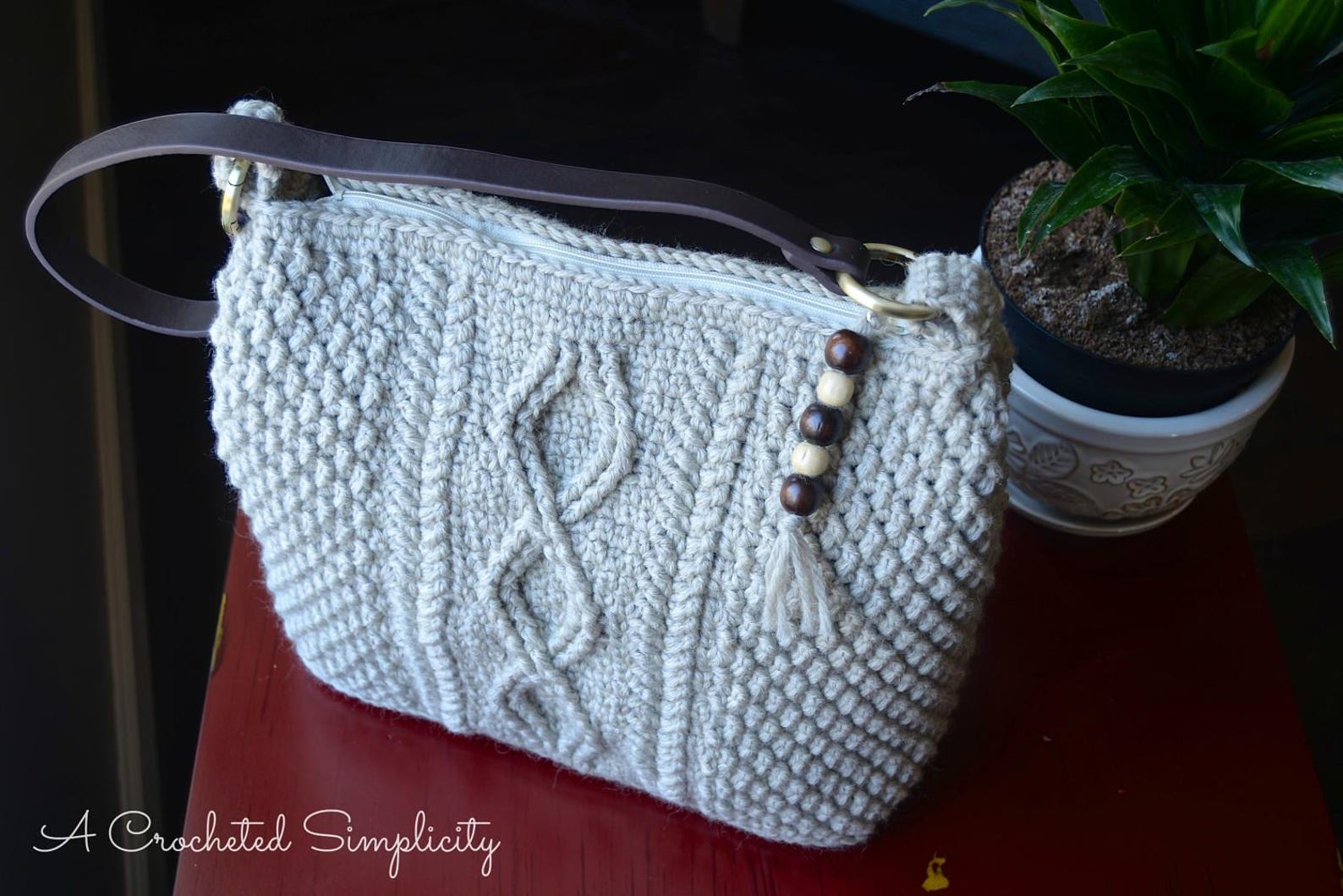 Crochet Pattern: Cateline Cabled Bag, Permission to Sell Finished Items ...