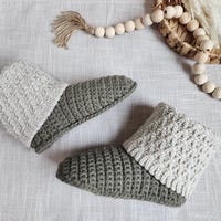 Vintage Crochet Pattern Button-cuff Boots PDF Instant Digital Crochet ...