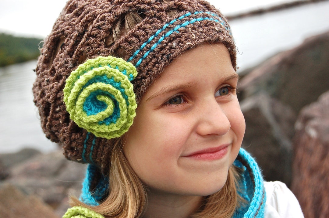 Crochet Pattern: diagonal Chevrons Slouch, Sizes Child, Teen/adult ...