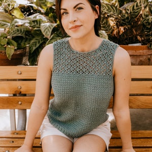 Summer Crochet Top Pattern, Chantilly Crochet Summer Top, Crochet Lace ...