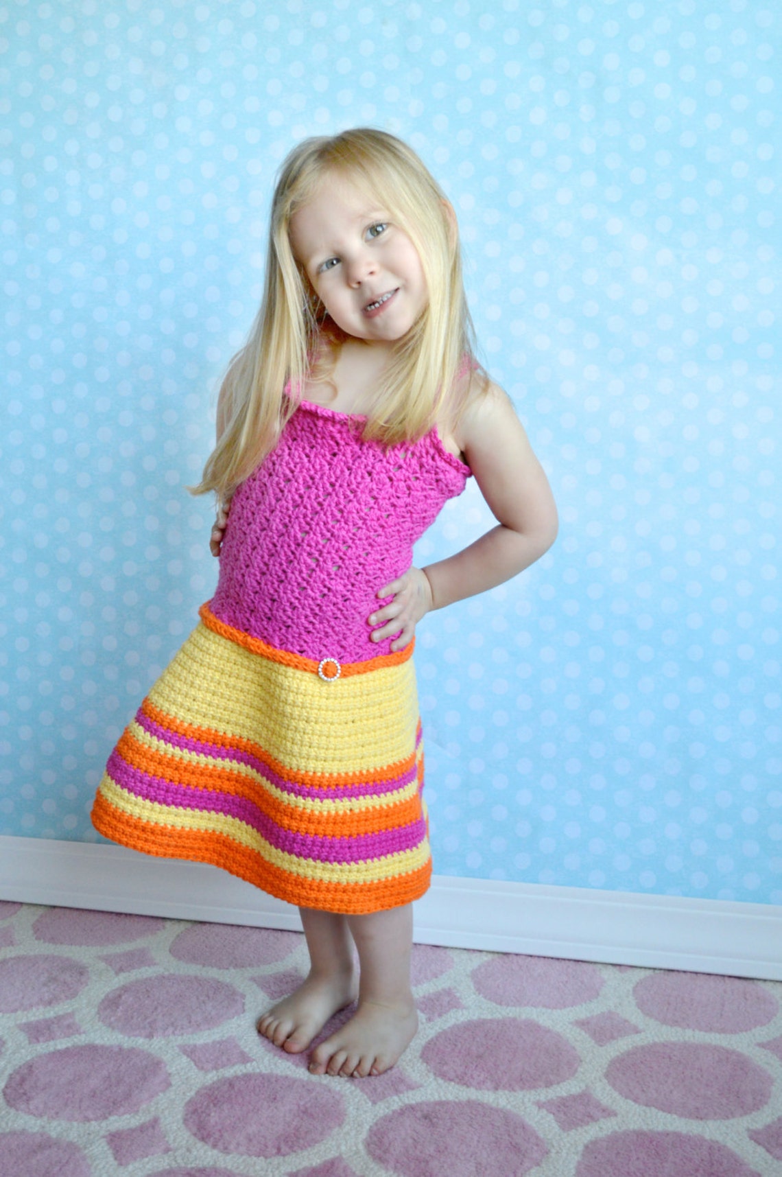 Crochet Pattern: "sweet & Sassy" Sundress, Newborn Thru 8 Years ...
