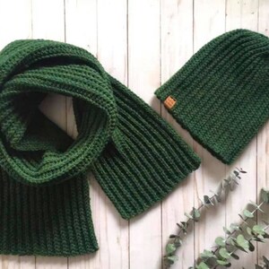 PDF Crochet Pattern: Reversible Basic Ribbed Scarf, Crochet Scarf ...