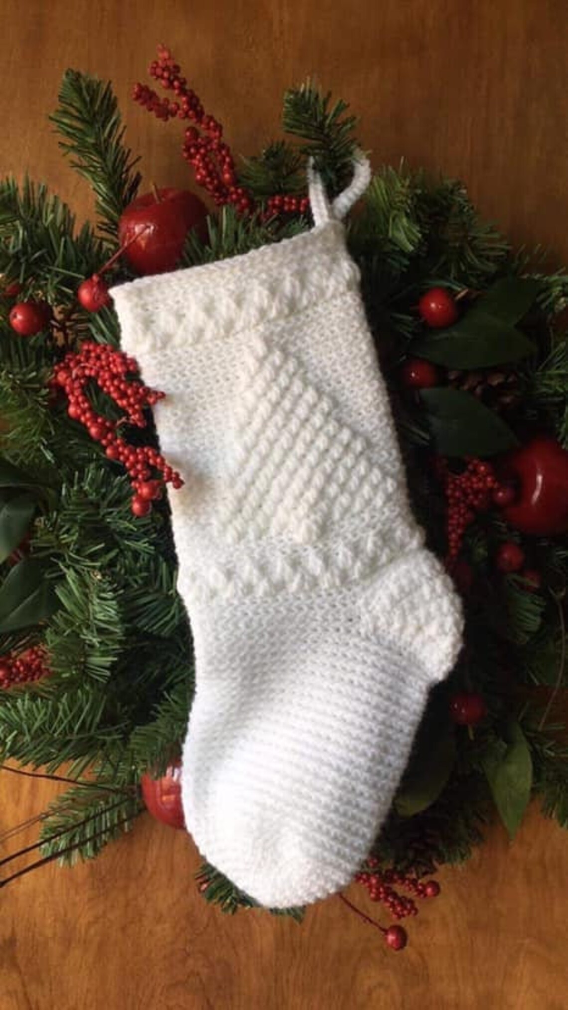 Crochet Pattern: O' Christmas Tree Christmas Stocking Crochet Stocking ...