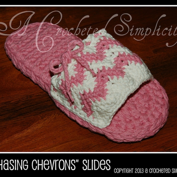 Crochet Slides Pattern - Etsy