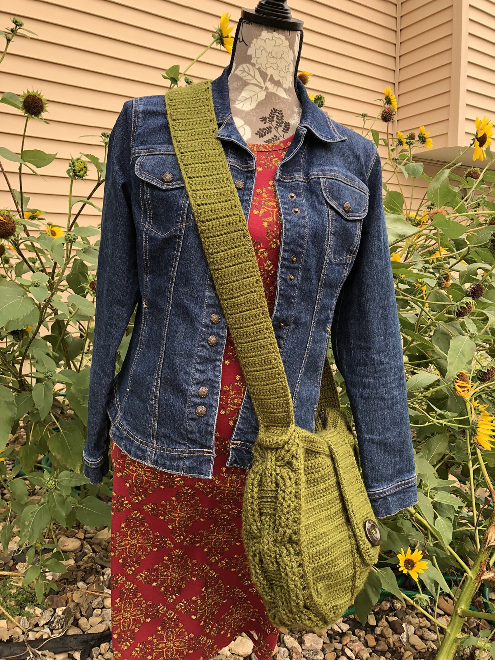 Crochet Bag Pattern, Crochet Cable Bag Pattern, Chain Link Cable Bag ...