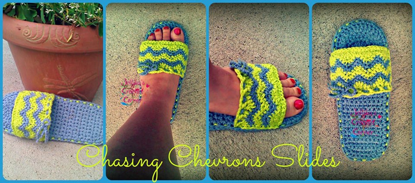 Crochet Pattern: chasing Chevrons Slides / - Etsy