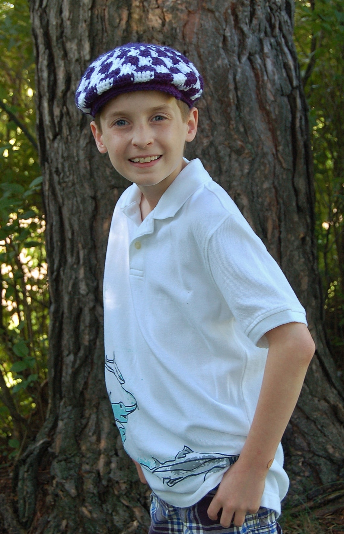 Crochet Pattern: Kids Flat Cap, Sizes 6m Thru 10 Yrs Permission to Sell ...