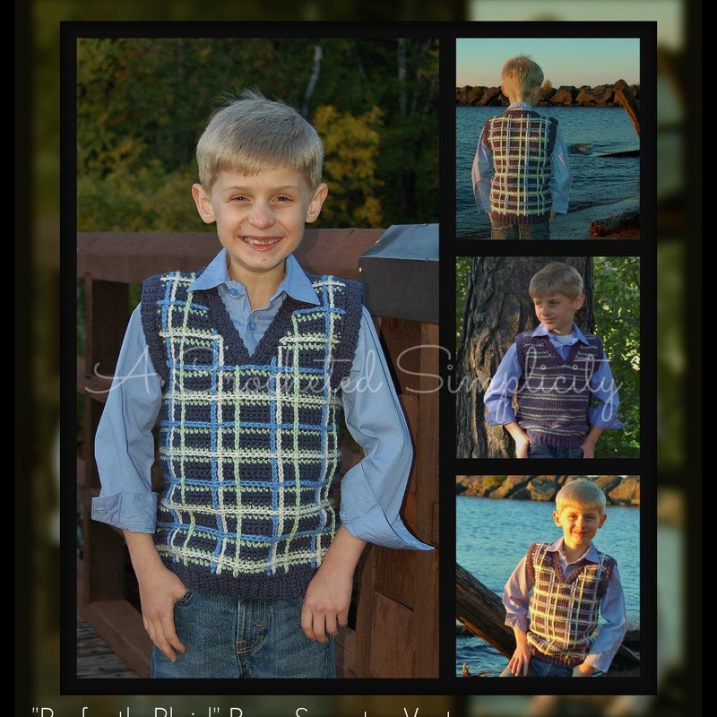 Boys Vest Pattern - Etsy