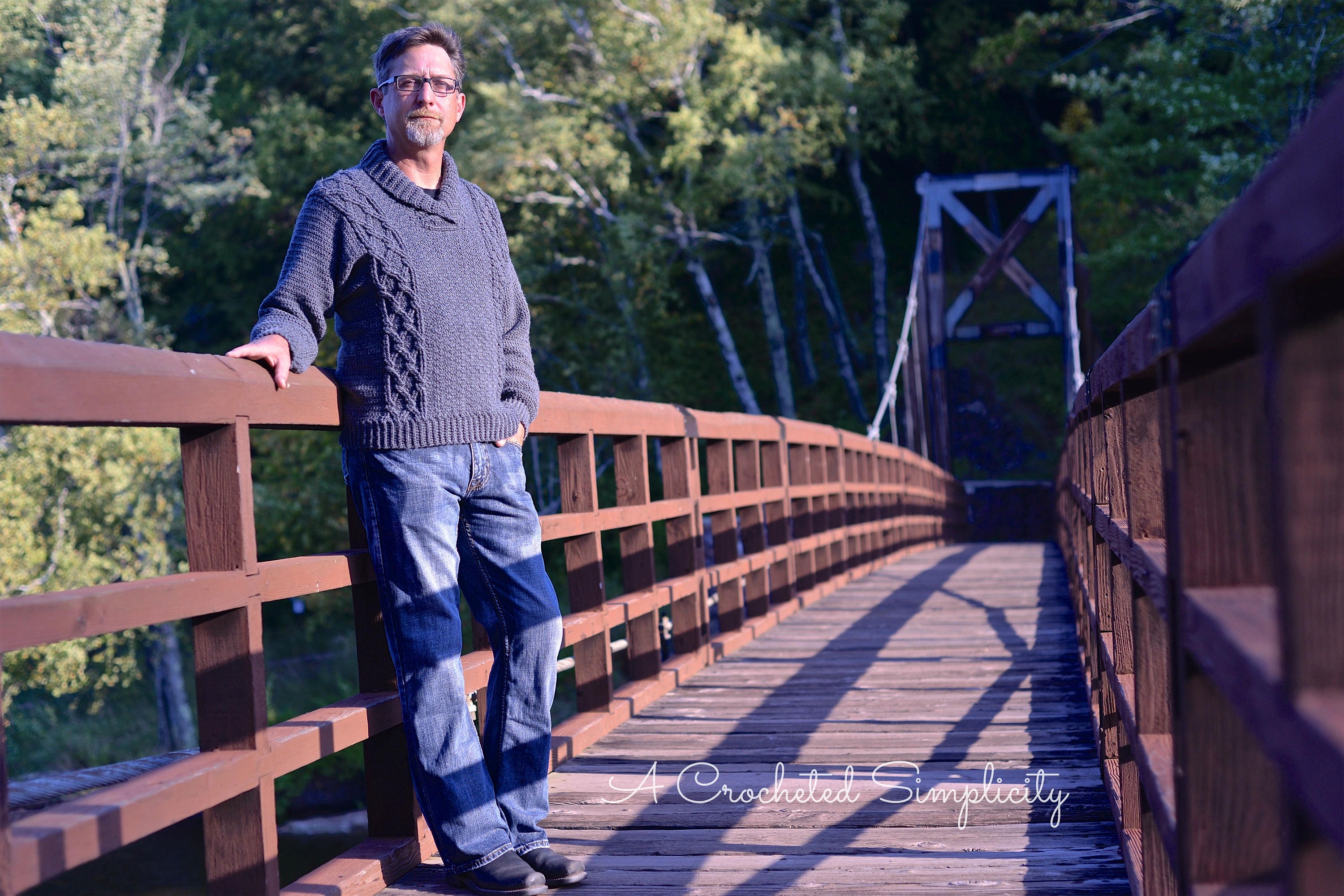 Crochet Pattern: Midwestern Warmth Men's Cabled Sweater - Etsy