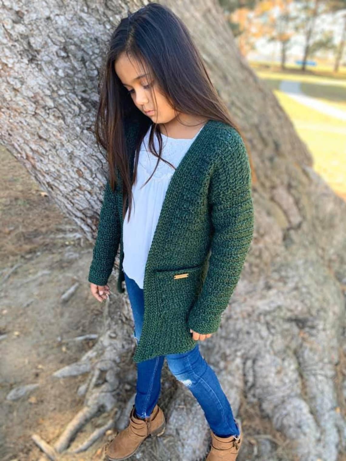 Crochet Pattern: Aurora Cardigan for Girls Crochet Cardigan | Etsy