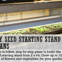 Seed Starting Stand Plans- PDF Version - Etsy