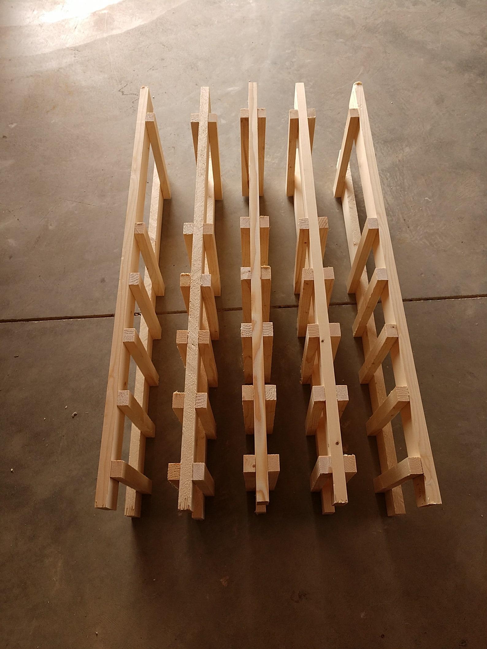 DIY Wine Rack Plans - 20 Bottle, 12 Wine Glass Rack - Etsy Canada