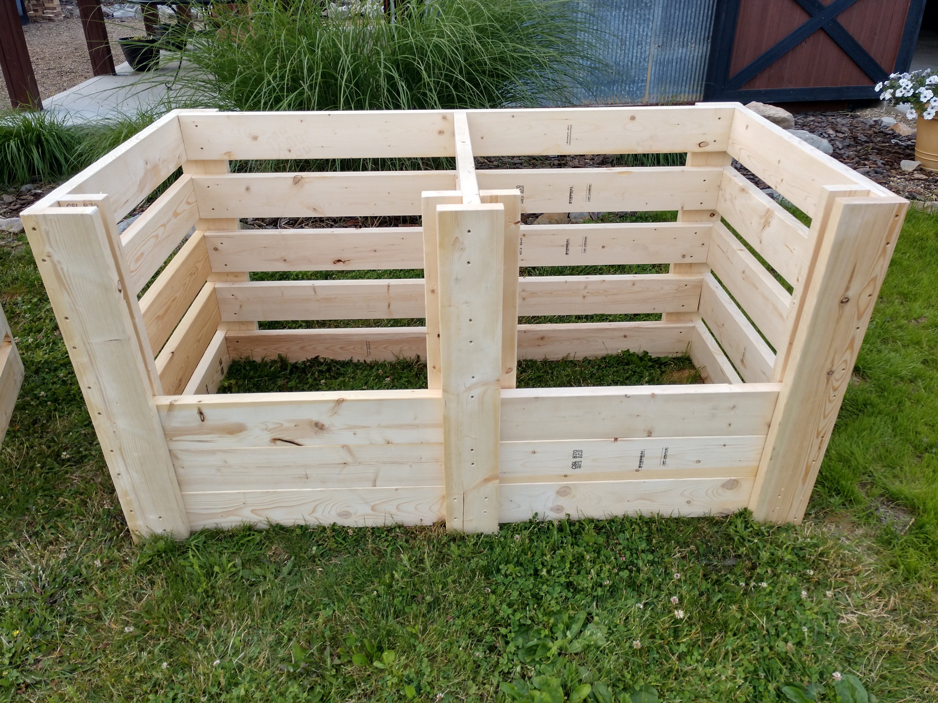 DIY Single & Double Compost Bin Plans With Adjustable Front - Etsy Ireland