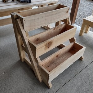 3 Tier Planter Box (PLANS ONLY) Step by Step Building Plans! - Etsy