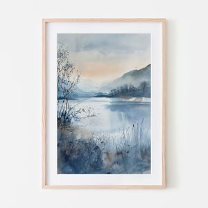 Loch Lomond Watercolour Print, Watercolour Art, Scotland Art Print ...