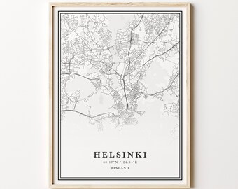 Finland Map Printable - Etsy