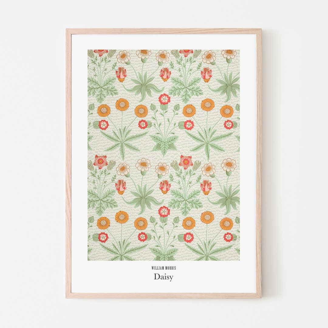 William Morris Print, William Morris Poster, Daisy, Botanical Art ...