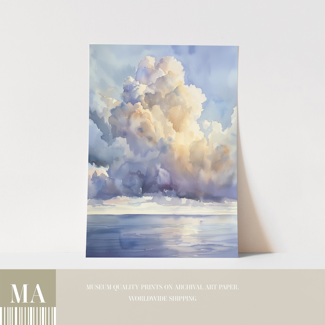 Cloud Study, Beach Landscape, Summer Storm Cloud, Sky Art, Abstract ...