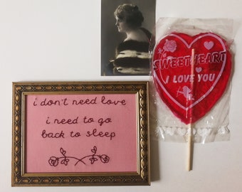 Embroidered quote | Etsy