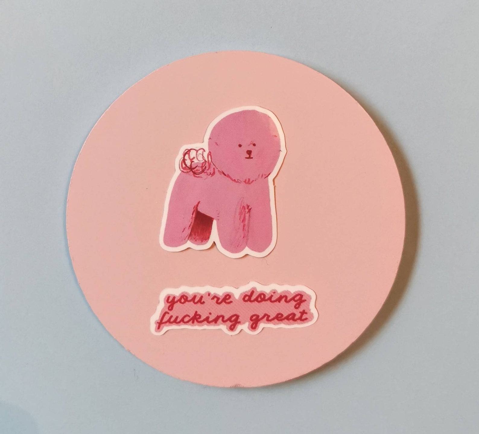 Set of 3 glossy vinyl stickers | Etsy