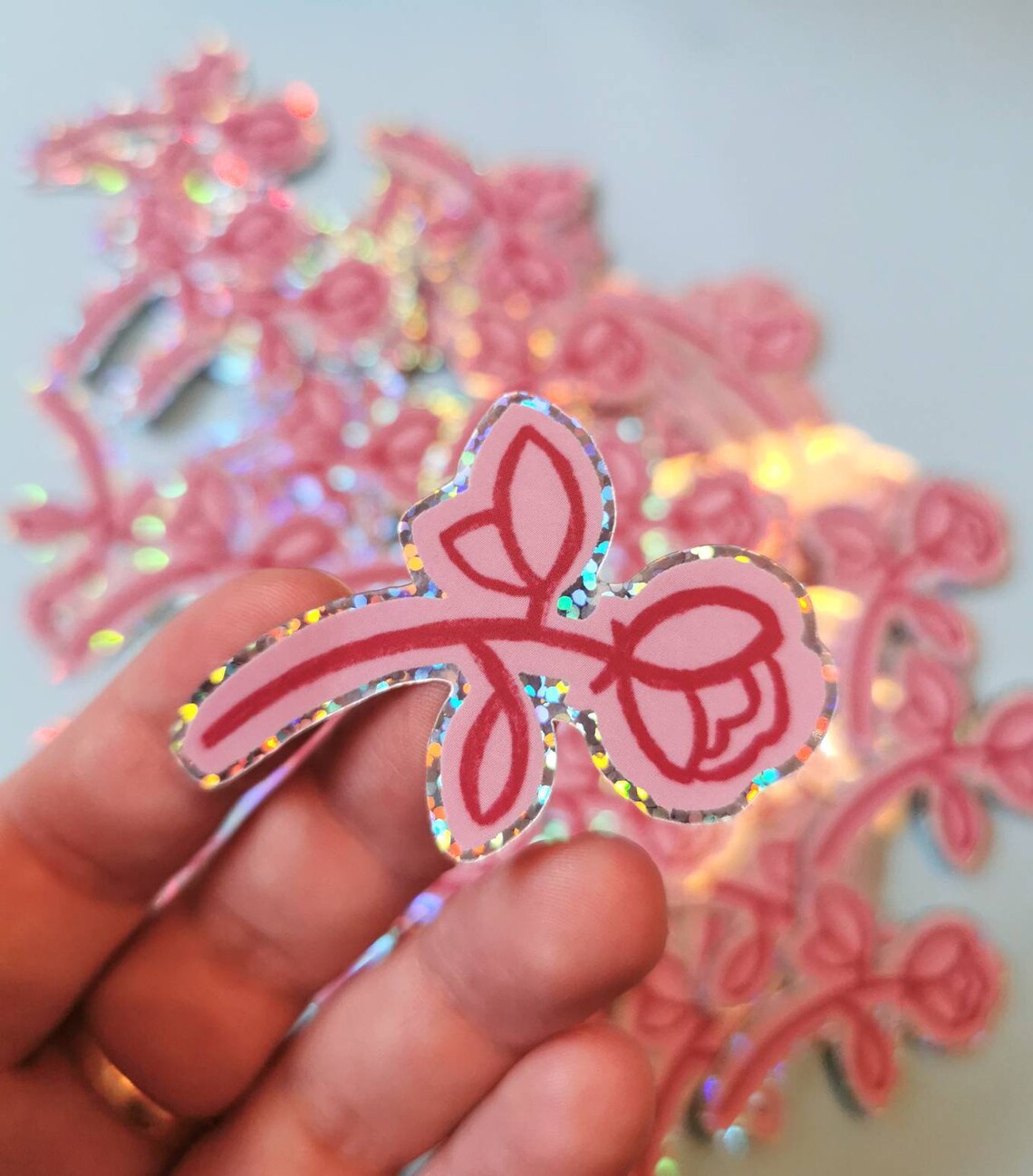 Set of 3 glossy vinyl stickers | Etsy