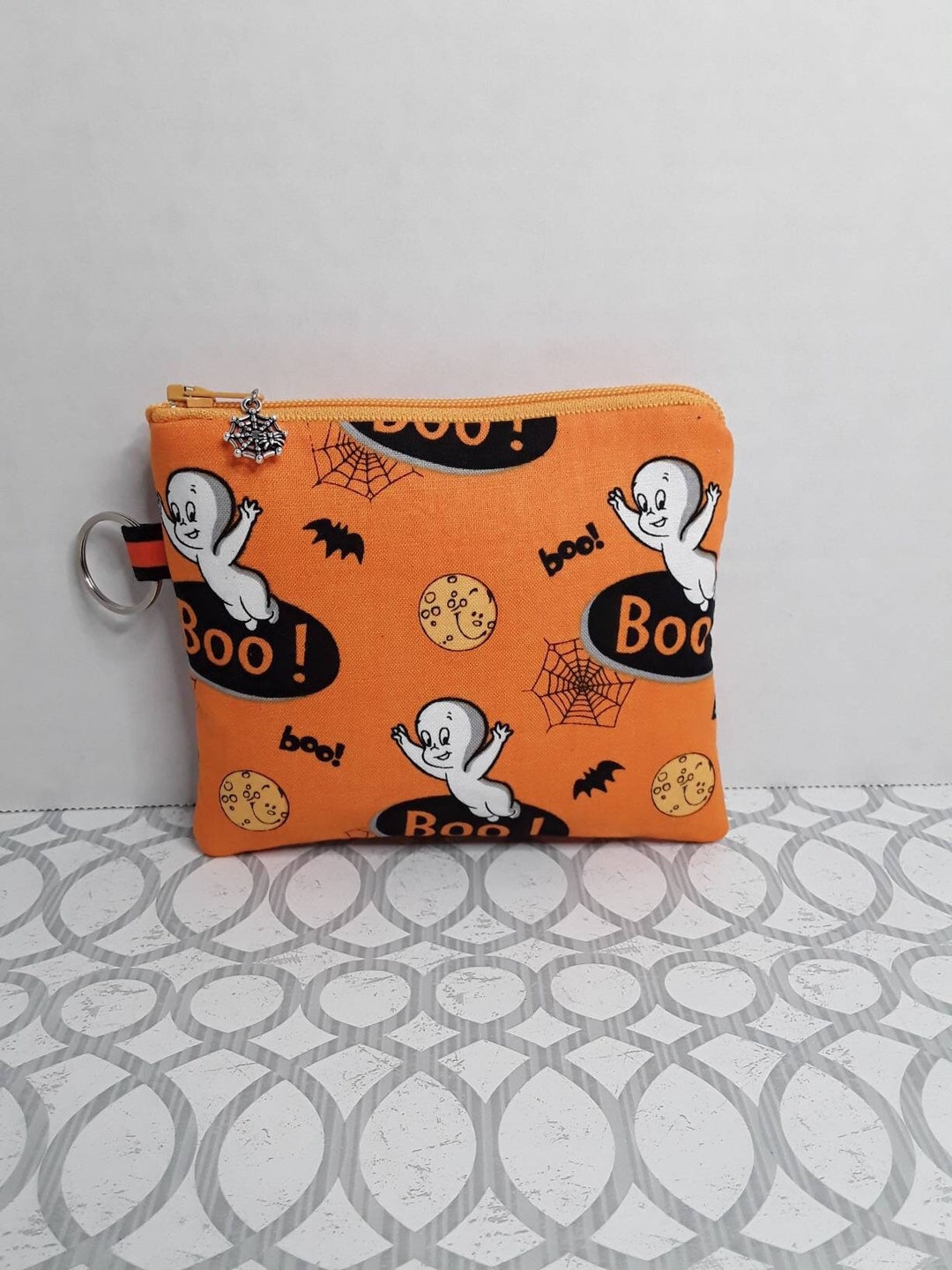 Casper the Ghost Halloween Handmade Inspired Coin Bag Key Chain Gift ...