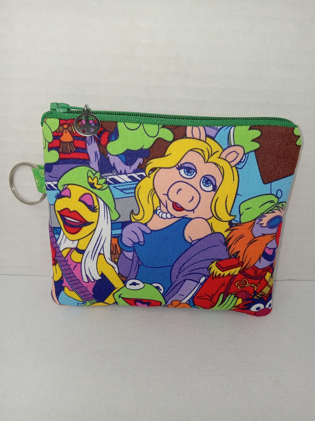 The Muppets Show Inspired Zipper Coin Bag/key Chain/gift Card Holder ...