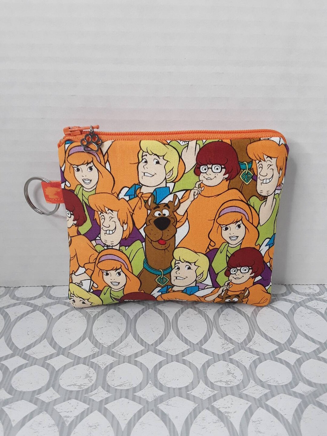 Scooby Doo and Friends Inspired Handmade Zipper Coin Bag/key Chain/gift ...