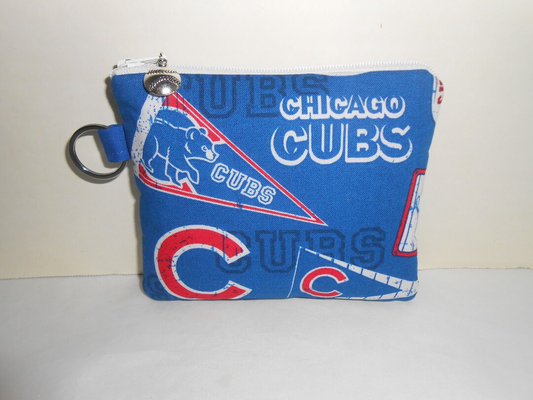 Chicago Cubs MLB Handmade Inspired Coin Bag Key Chain Wallet Handbag ...