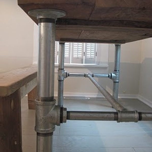 Pipe Leg Table - Etsy