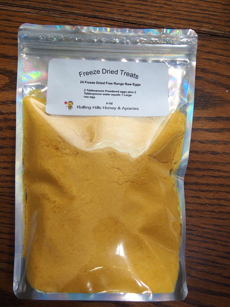 12 or 24 Fresh Free Range Freeze Dried Raw Whole Powdered Poultry ...