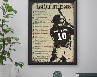Baseball Life Lessons - Etsy