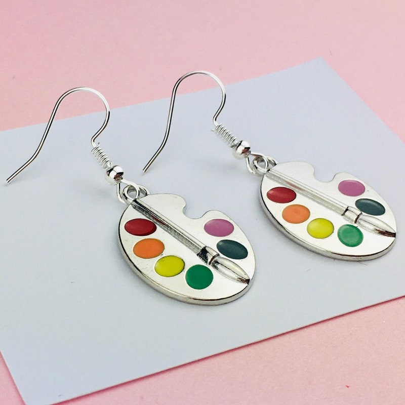 Art Earrings - Etsy