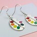 Paint Swatch Earrings - Etsy