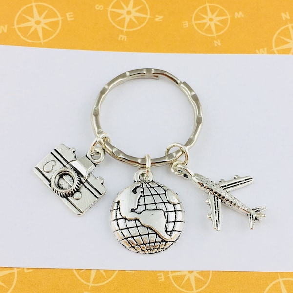 Travel Keychain - Etsy