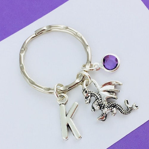 Dragon Keyring Dragon Keychain Dragon Scale Keyring | Etsy