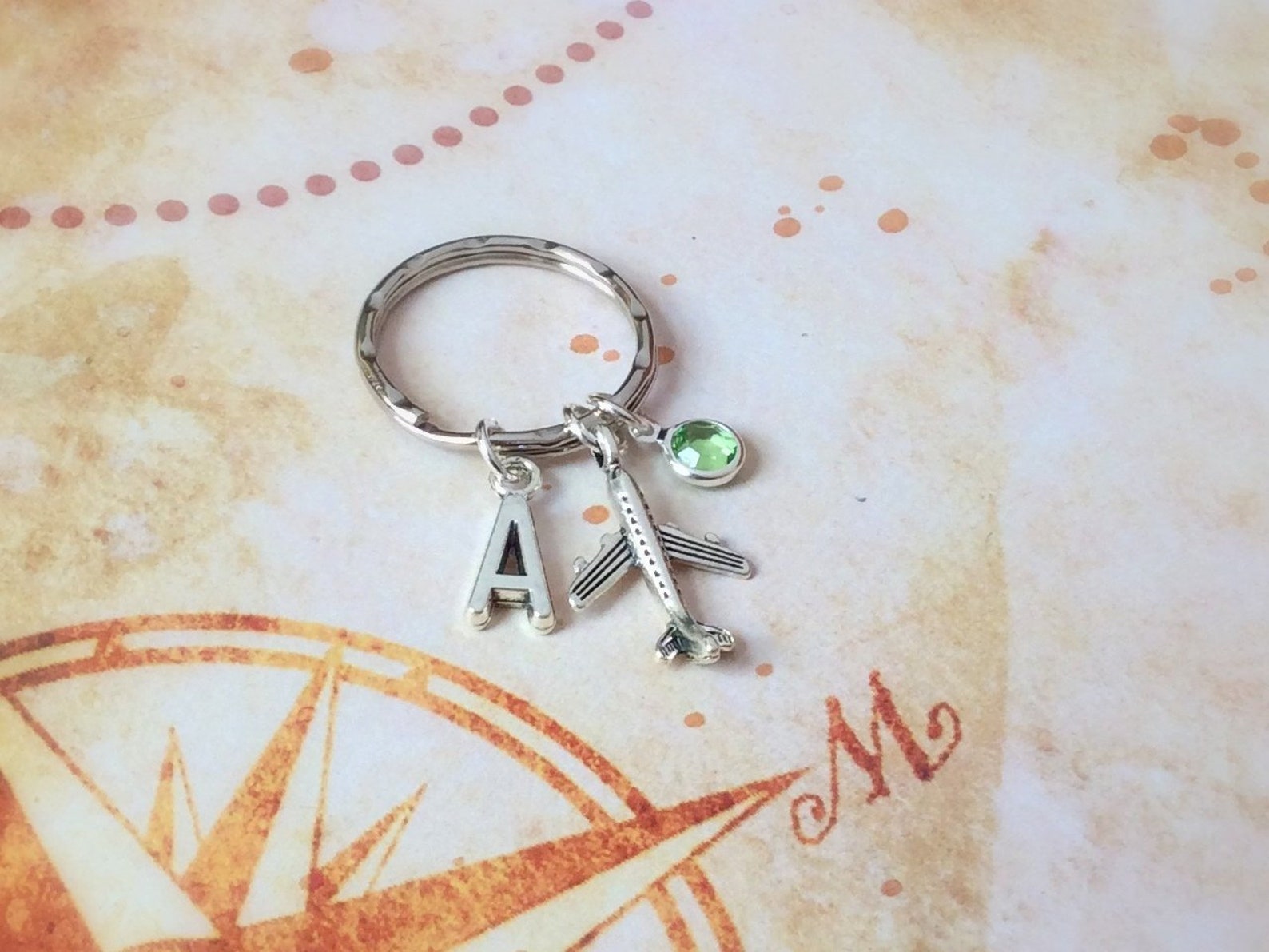 Personalised Airplane Keyring Pilot Gift Traveller Gift for - Etsy UK