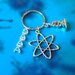 Science Keyring, Science Keychain, DNA Keyring, Scientist Gift, Biology ...