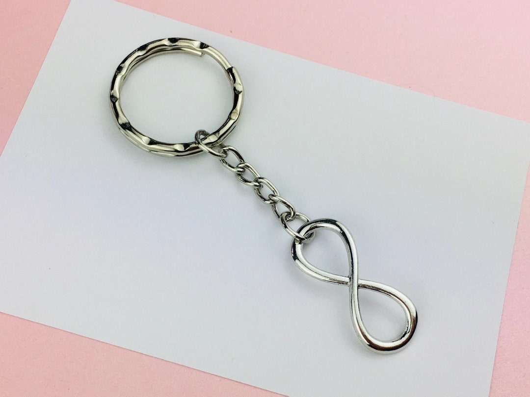 Infinity Keychain, Eternity Symbol Keyring, Couples Gifts Housewarming ...