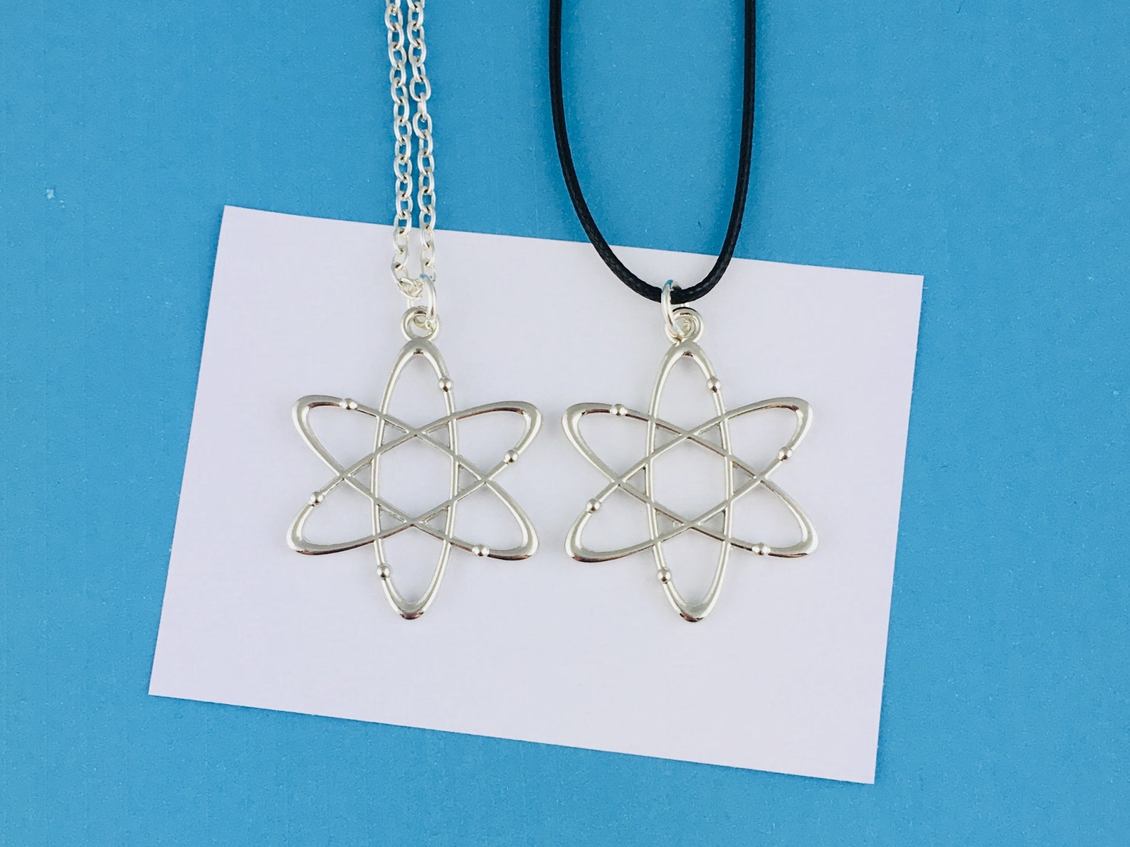 Atom Necklace, Science Necklace, Scientist Gift, Science Jewellery ...