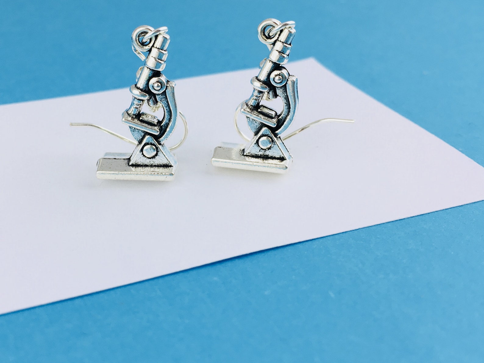Science Earrings Microscope Earrings Science Jewelry - Etsy