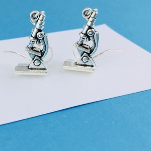 Science Earrings, Microscope Earrings, Science Jewelry Jewellery ...