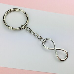 Infinity Keychain, Eternity Symbol Keyring, Couples Gifts Housewarming ...