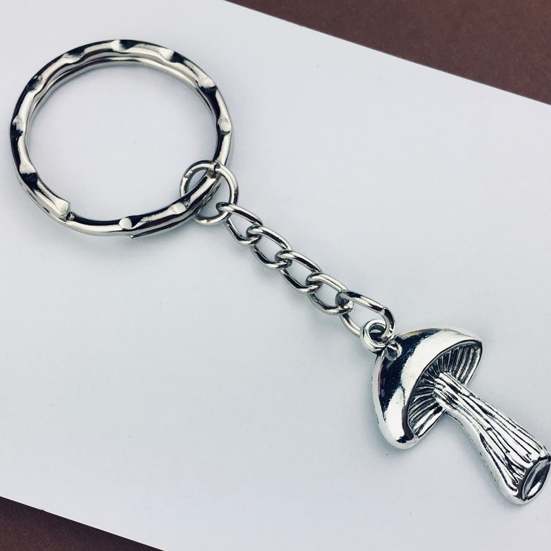 Mushroom Keychain - Etsy