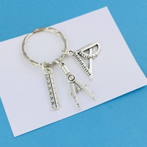 Maths Keyring, Math Teacher Gift for Her, Science Lover Gift for Him ...