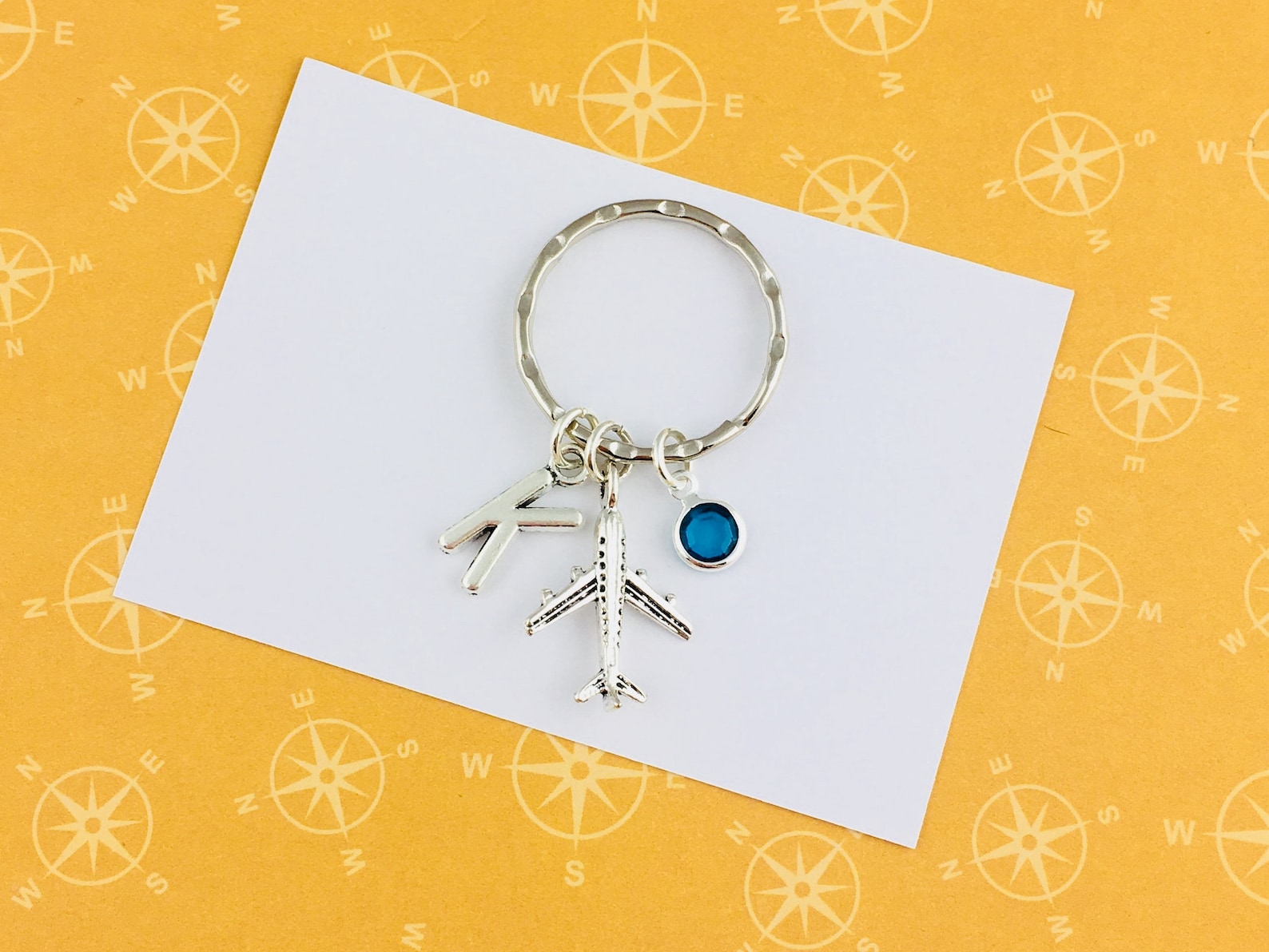 Personalised Airplane Keyring Pilot Gift Traveller Gift for - Etsy UK