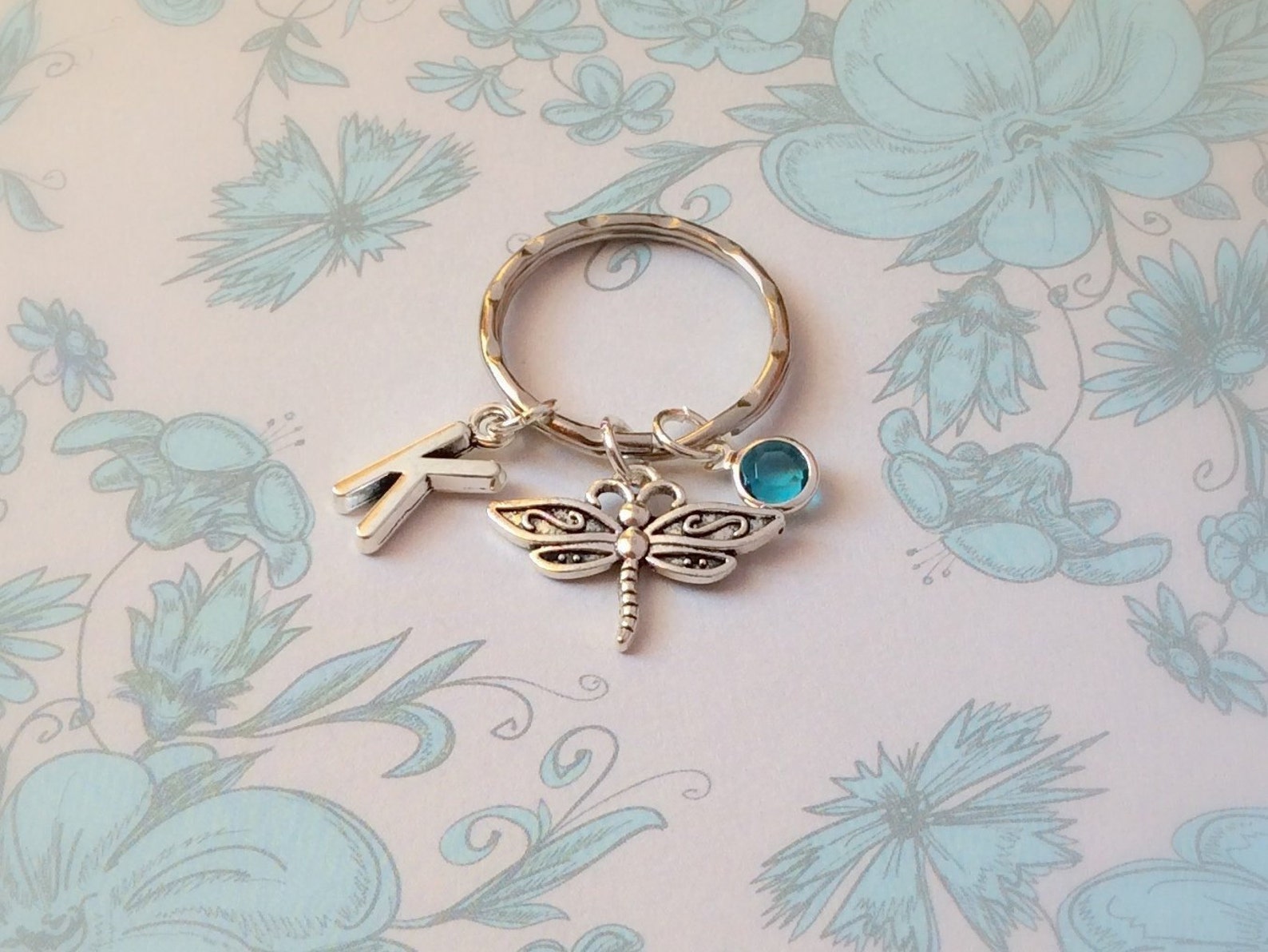 Personalised Dragonfly Keyring Dragonfly Gift Personalized | Etsy UK